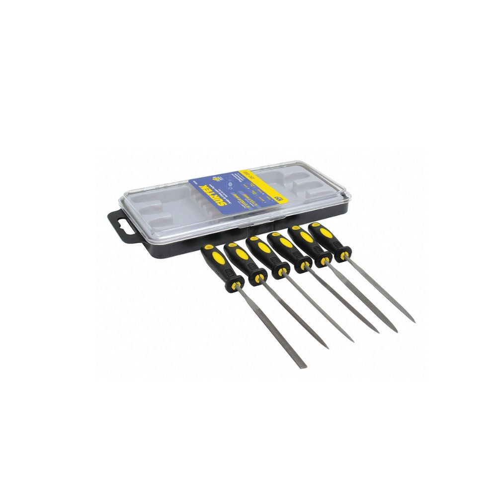 Juego de limas combinadas con mango bimaterial para joyero, 6pzs Surte – Industrias GSL