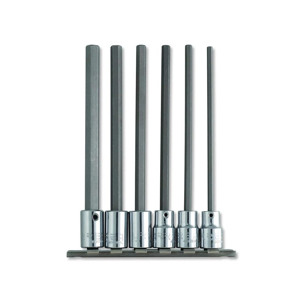 Dados punta hexagonal extra larga cuadro 3/8", 6 puntas, métricos, 6pz ...