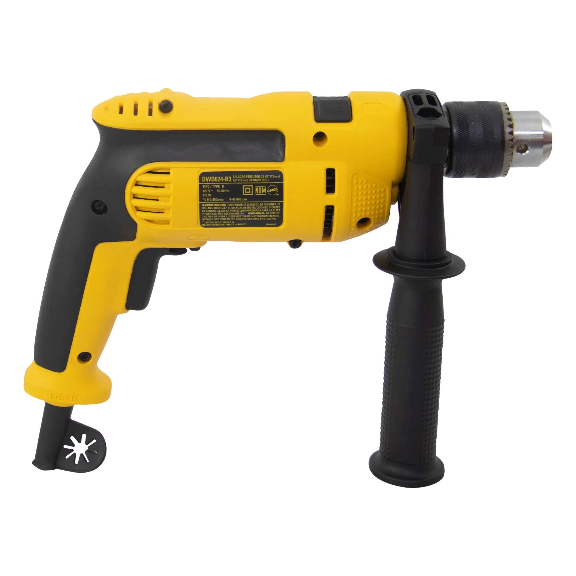 Taladro Rotomartillo 1/2" 710W DeWalt DWD024-B3 – Industrias GSL