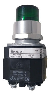 Boton pulsador momentaneo de 30 mm Allen Bradley 800T-PB16G – Industrias GSL